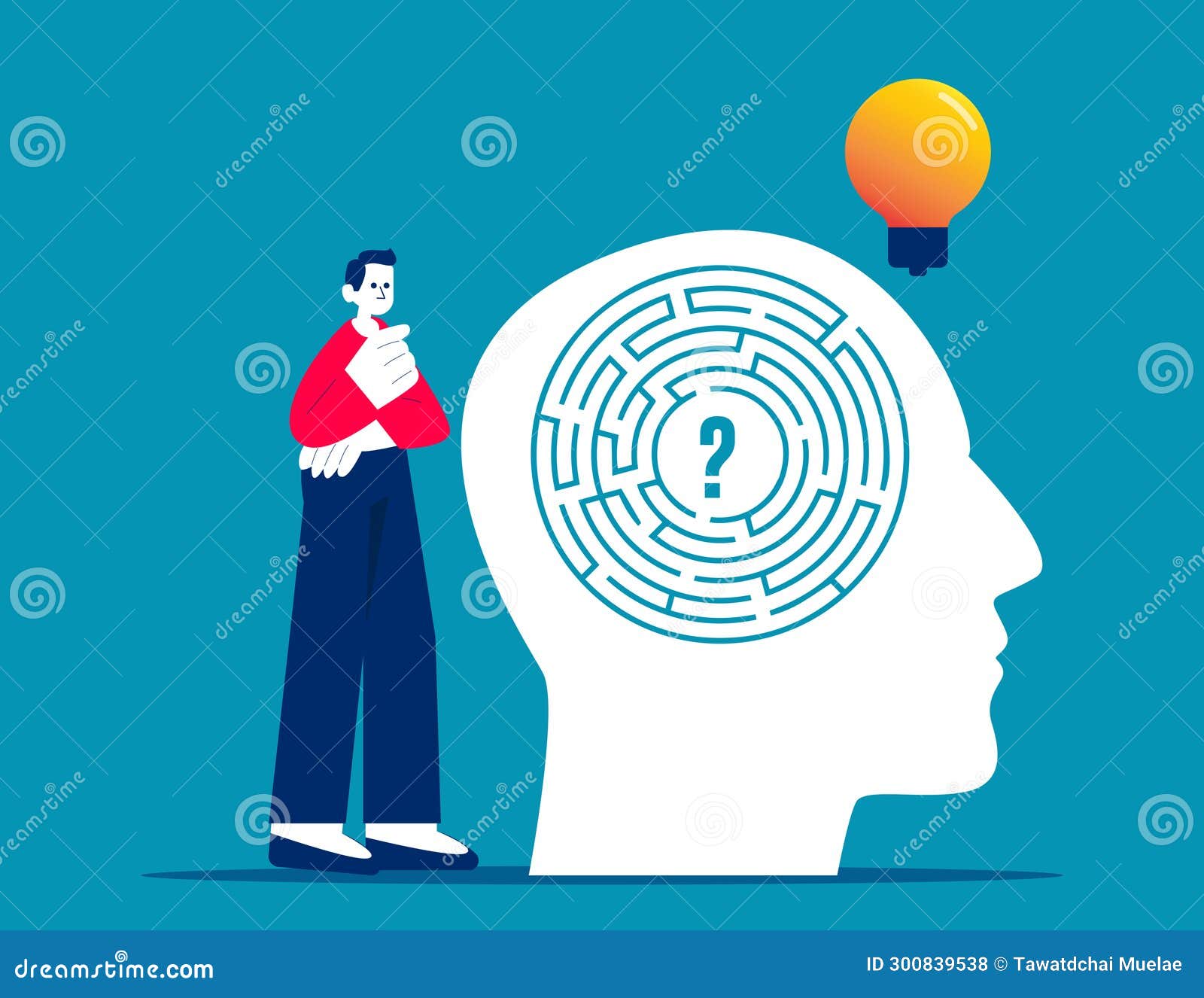 Problem Solving Business Generating Vector Illustration Concept Stock Vector Illustration Of