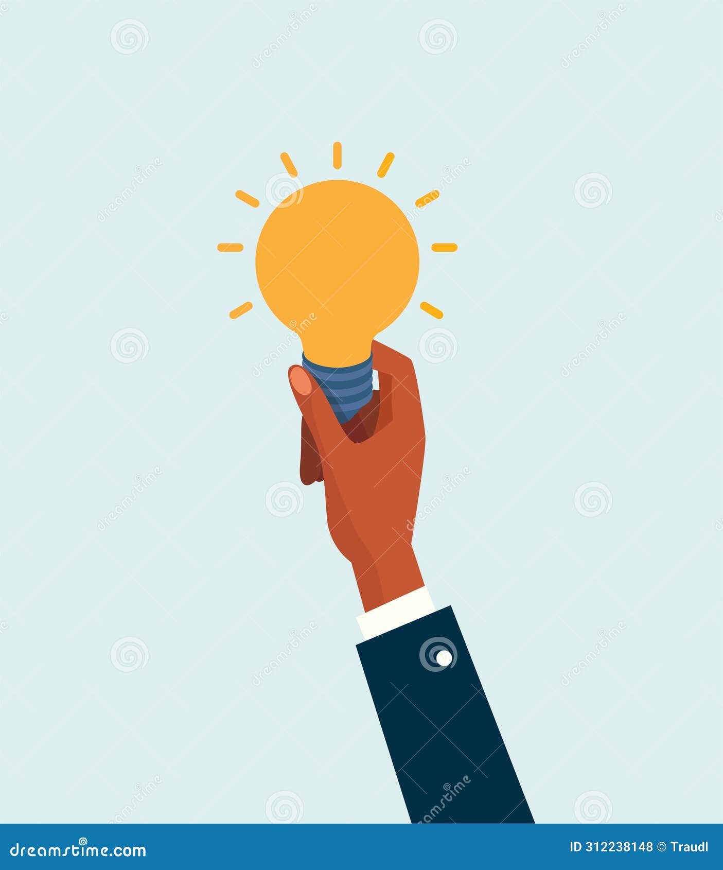 Problem Solving by Coming Up with Solutions and Great Ideas. Stock ...