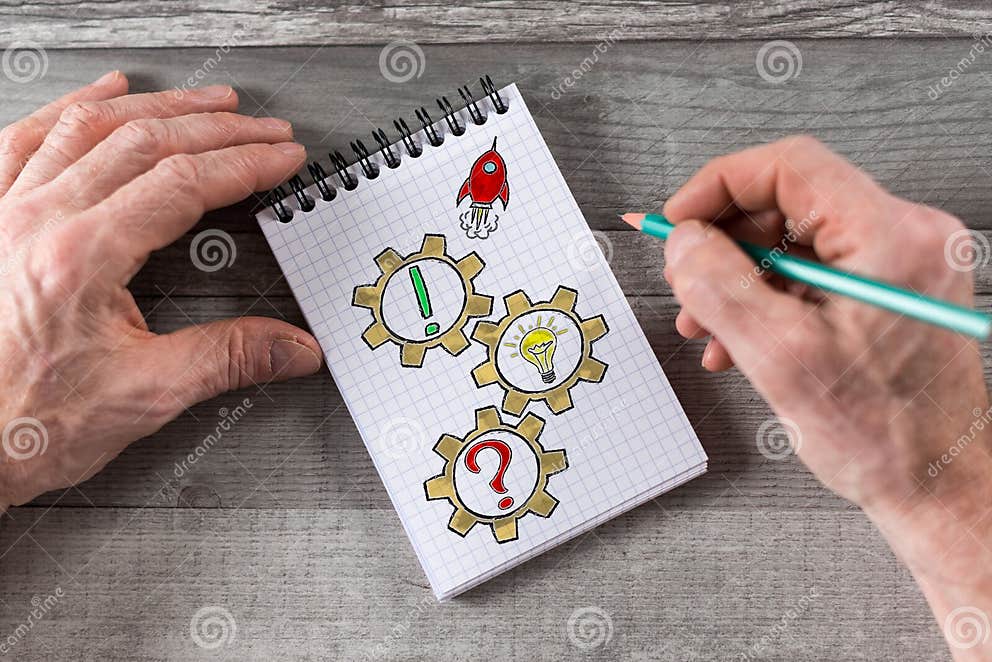 Problem Solving Concept on a Notepad Stock Photo - Image of question, notepad: 139467758