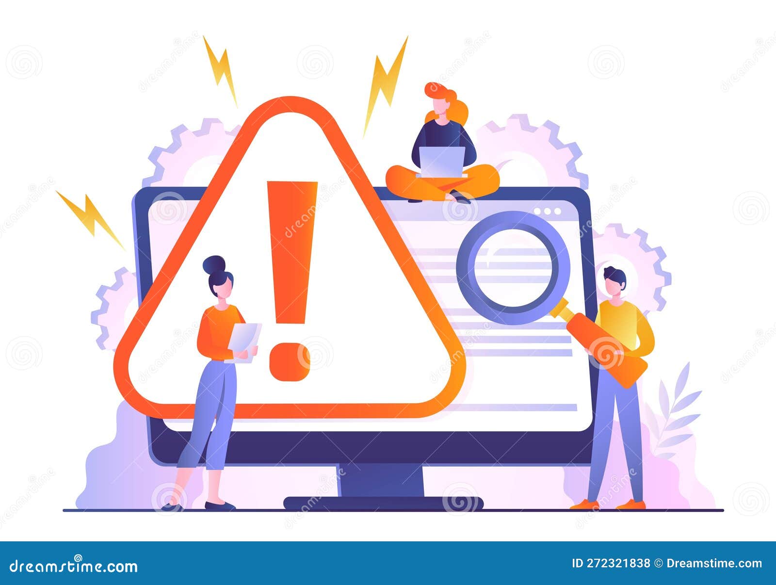 Problem solving concept stock illustration. Illustration of stress ...