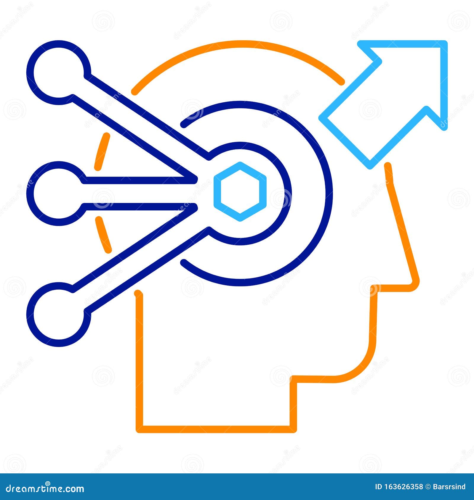 Problem Solving and Decision Making Linear Vector Icon Stock ...
