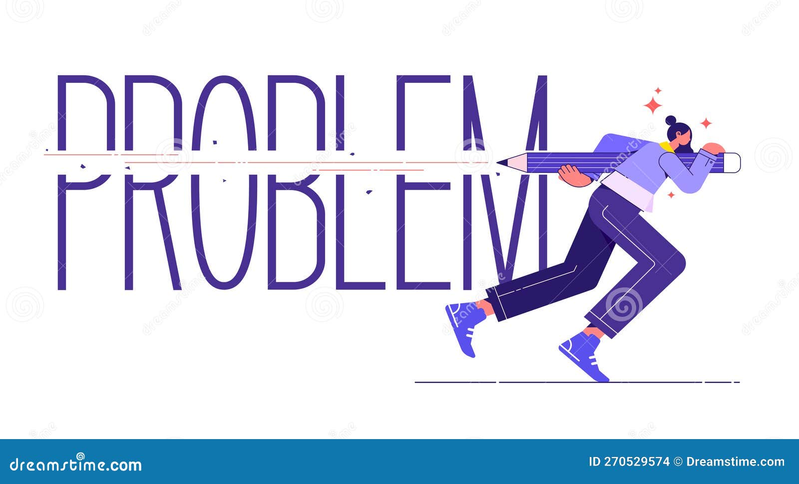 Problem Solving or Finding Solution To Solve Problem Concept Stock ...