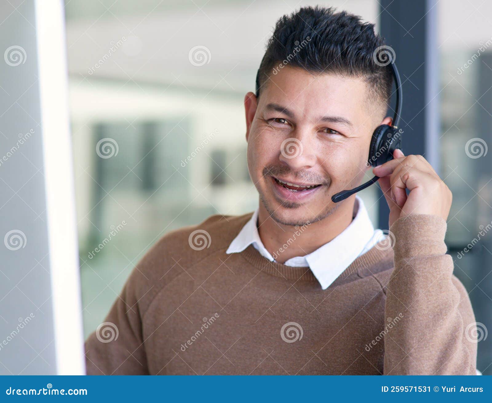 Problem Solving is the Game that Im Good at. Portrait of a Young Call ...