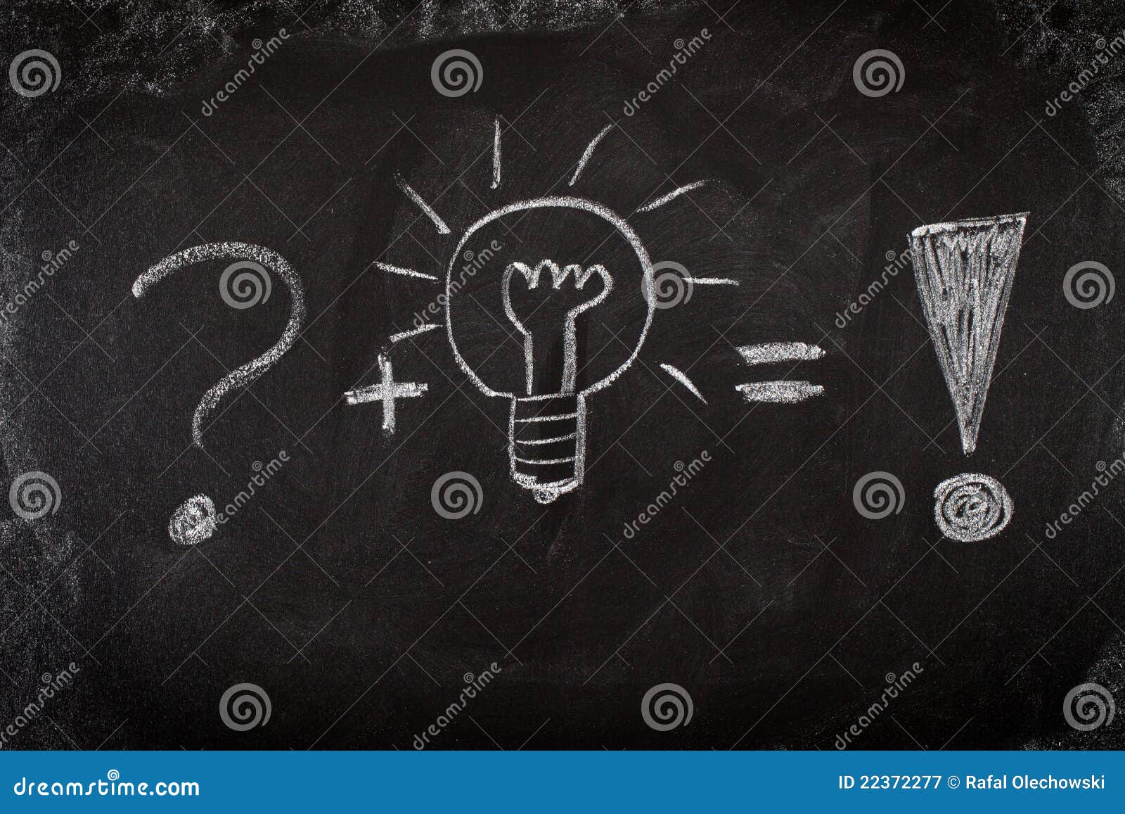 Problem Solving by Good Idea Stock Image - Image of drawn, concept ...