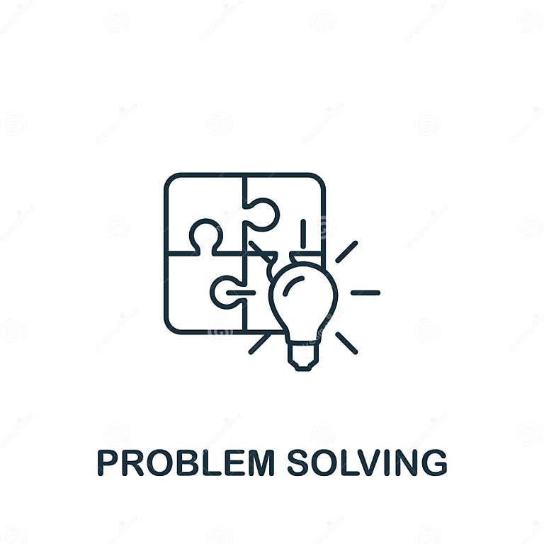 Problem Solving Icon. Monochrome Simple Life Skills Icon for Templates ... Problem Solving Icon. Monochrome Simple Life Skills Icon for Templates ...
