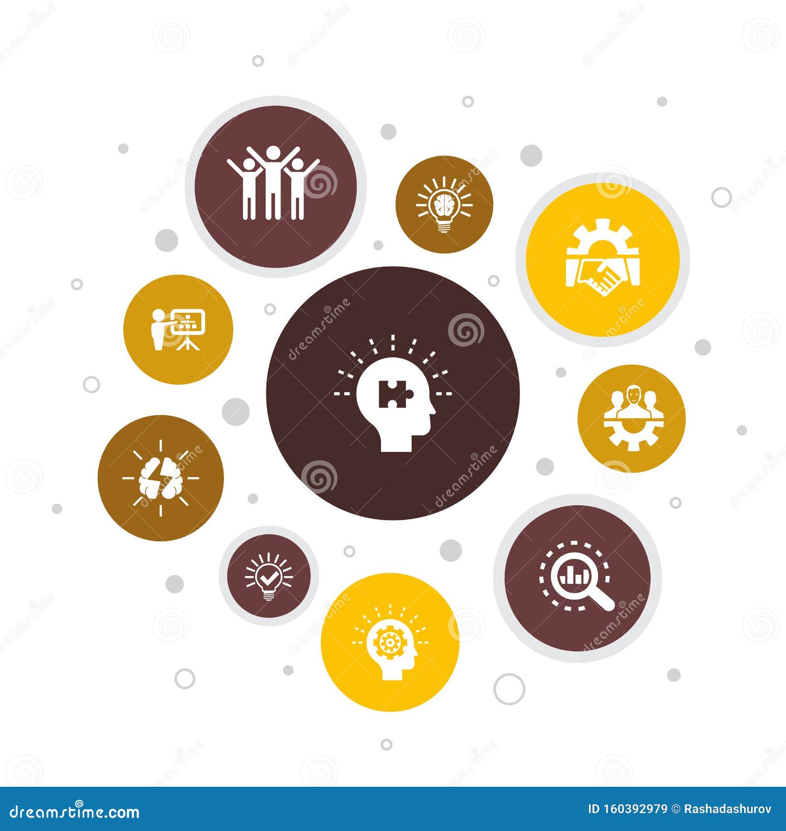 Problem Solving Infographic 10 Steps Stock Vector - Illustration of ...