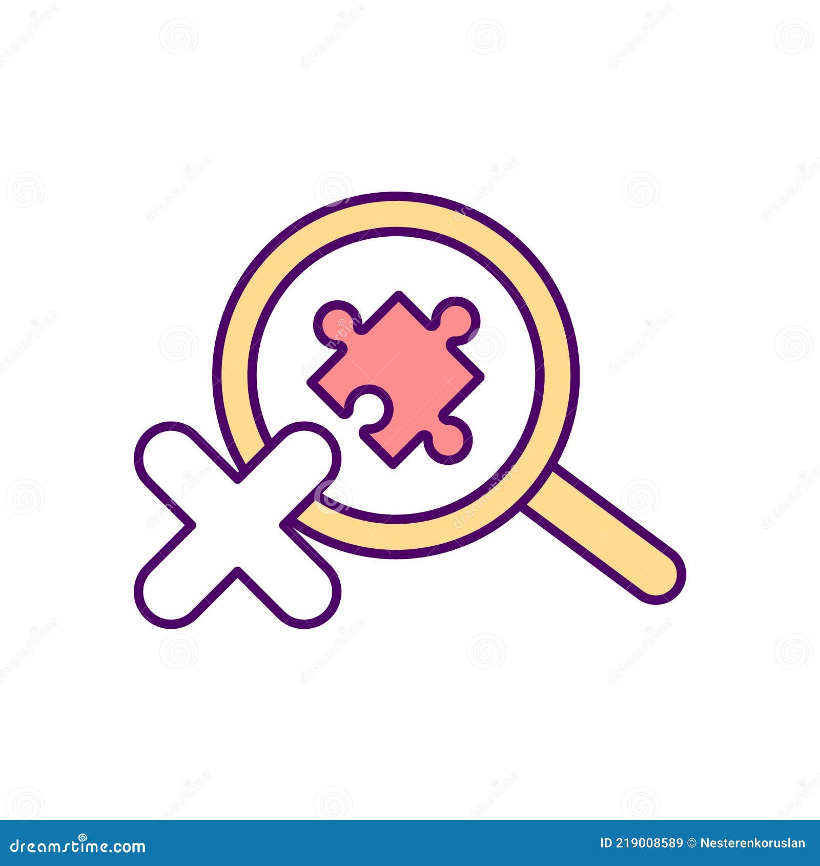 Problem Solving Issues RGB Color Icon Stock Vector - Illustration of ...
