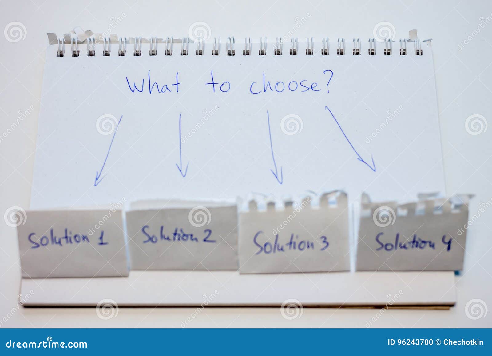 Problem Solving Looking for Solution Stock Photo - Image of strategy ...
