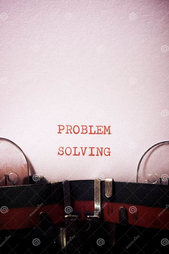 Problem solving phrase stock photo. Image of sentence - 201761500