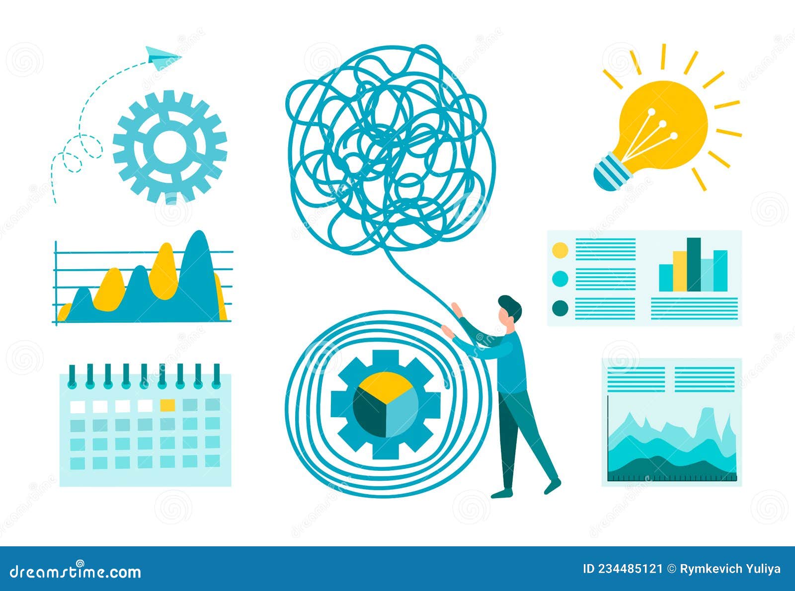 Problem Solving, Planning and Organization of a Business Project Stock ...