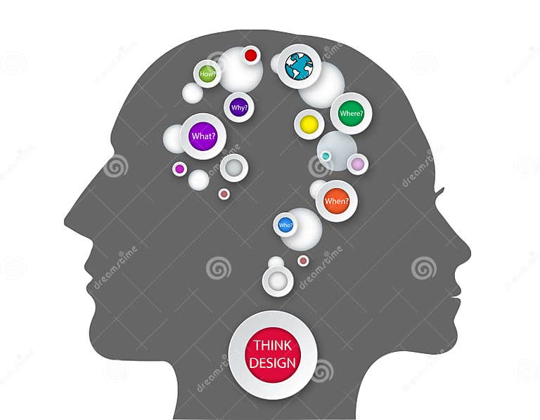 Abstract Thought Brain Connection Problem Solving Questions Men Women ...