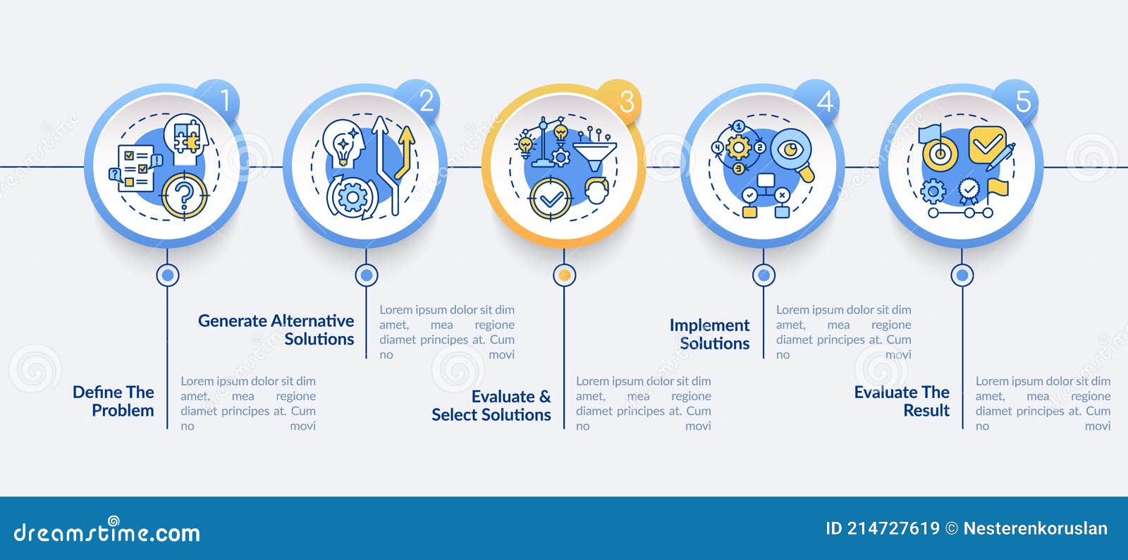 Solving In Steps, Landing Page Design, Website Banner Vector Template. Math Equation, Problem ...