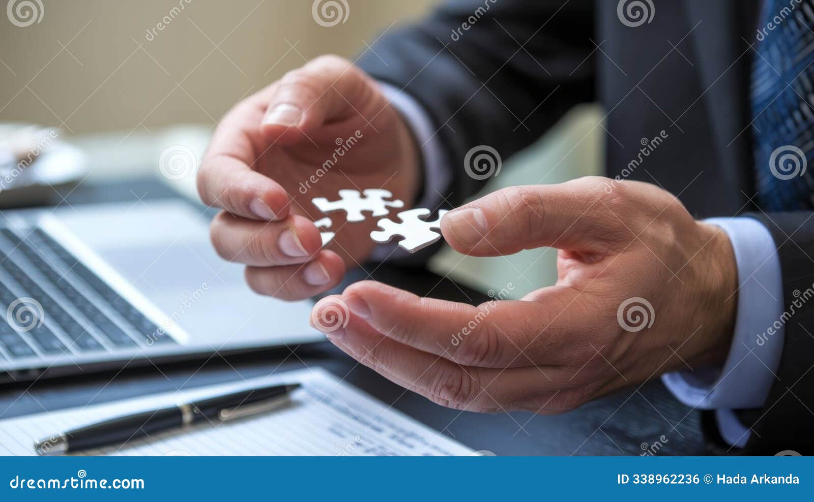 Problem Solving and Strategic Planning, Puzzle Pieces in Hands of ...
