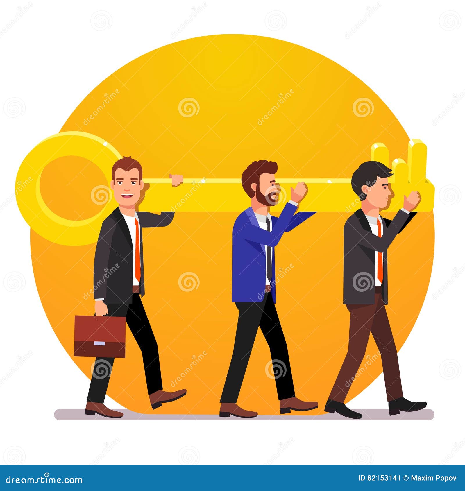 Problem Solving Team of Businessmen Stock Vector - Illustration of icon ... Problem Solving Team of Businessmen Stock Vector - Illustration of icon ...