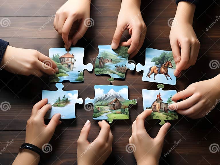 Problem Solving in a Teamwork, Tips for Teamwork Stock Illustration ...