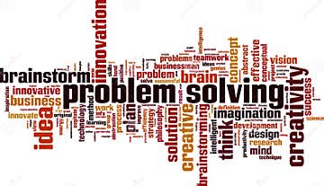 Problem solving word cloud stock vector. Illustration of analyze ...