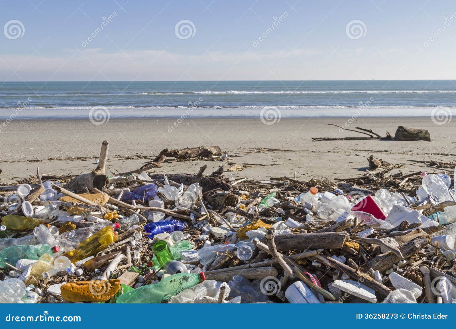 Problem of Trash on the Beach Stock Image - Image of sand, floating ...