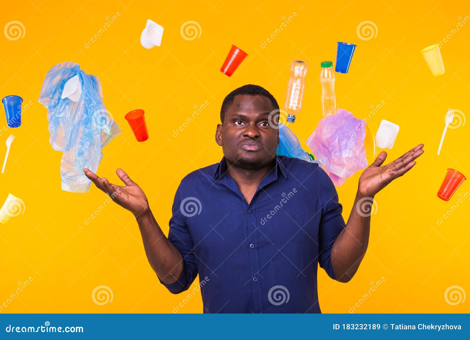 Problem Of Trash, Plastic Recycling, Pollution And Environmental ...