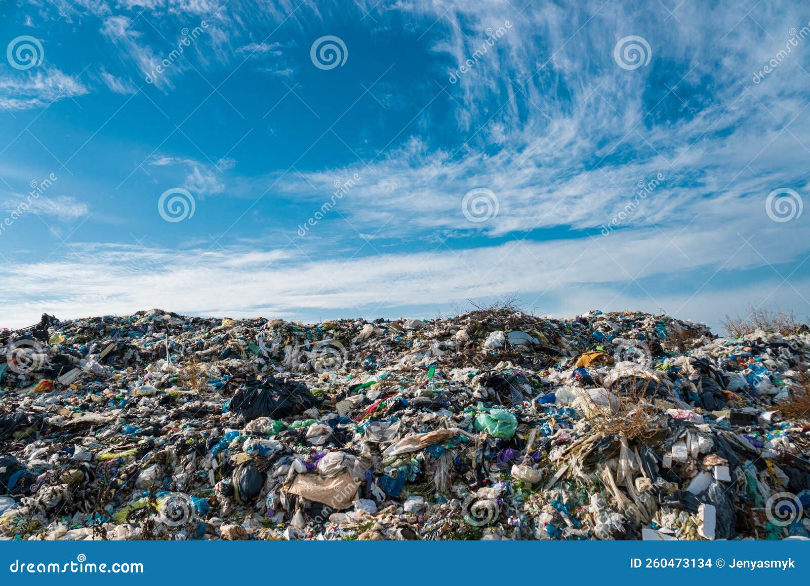 The Problem with Waste Processing. Landfill Site Stock Photo - Image of ...