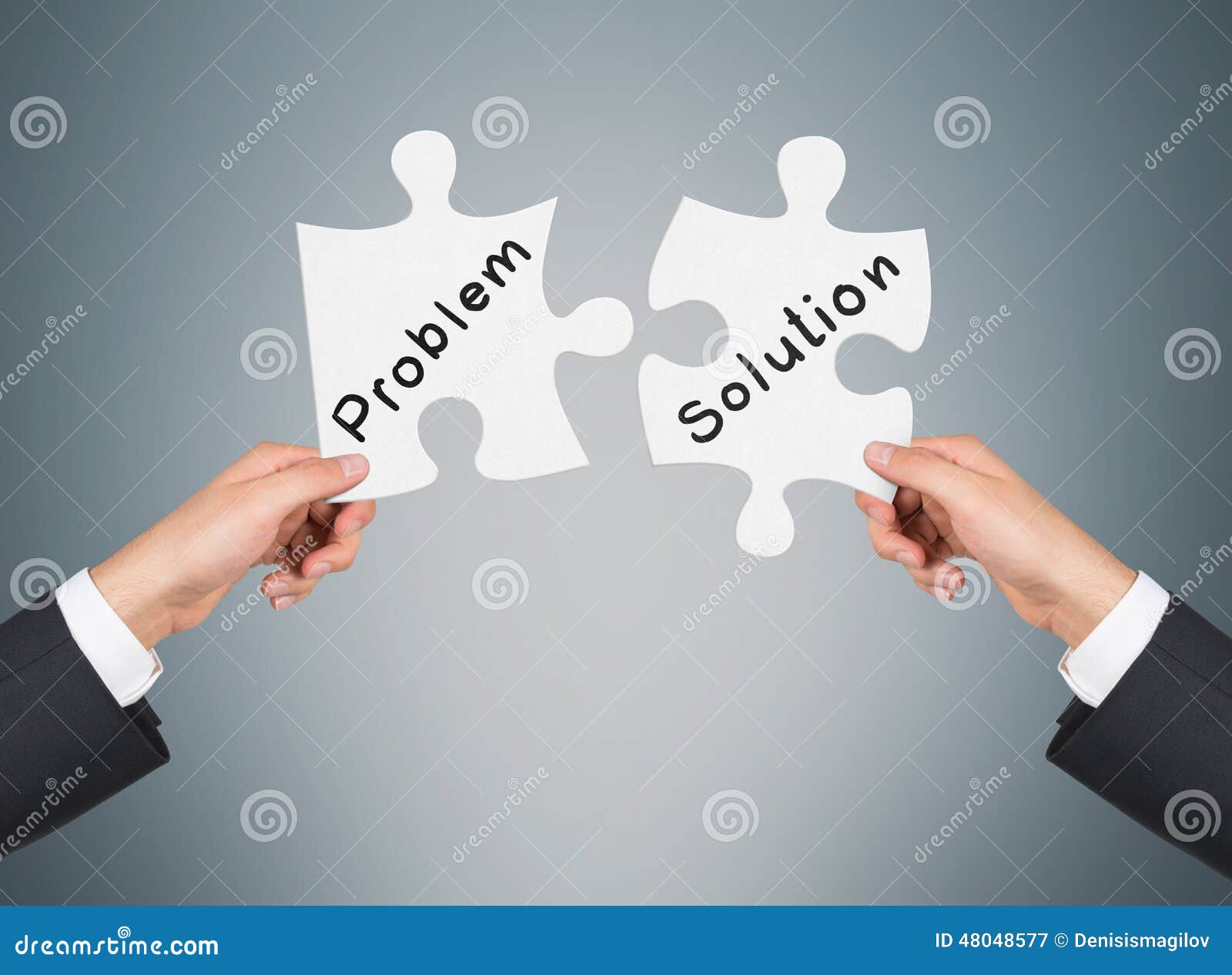 Problema y solución imagen de archivo. Imagen de solucione - 48048577