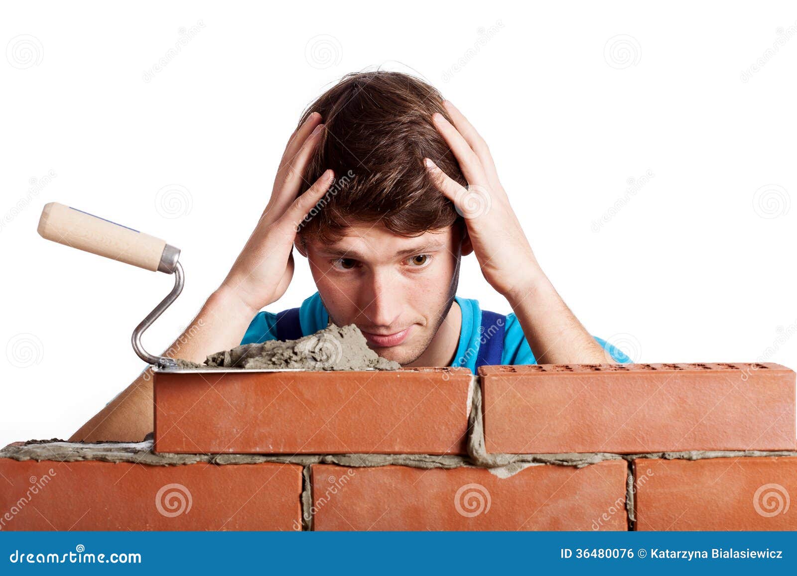Problematic brickwall stock photo. Image of repair, problematic - 36480076