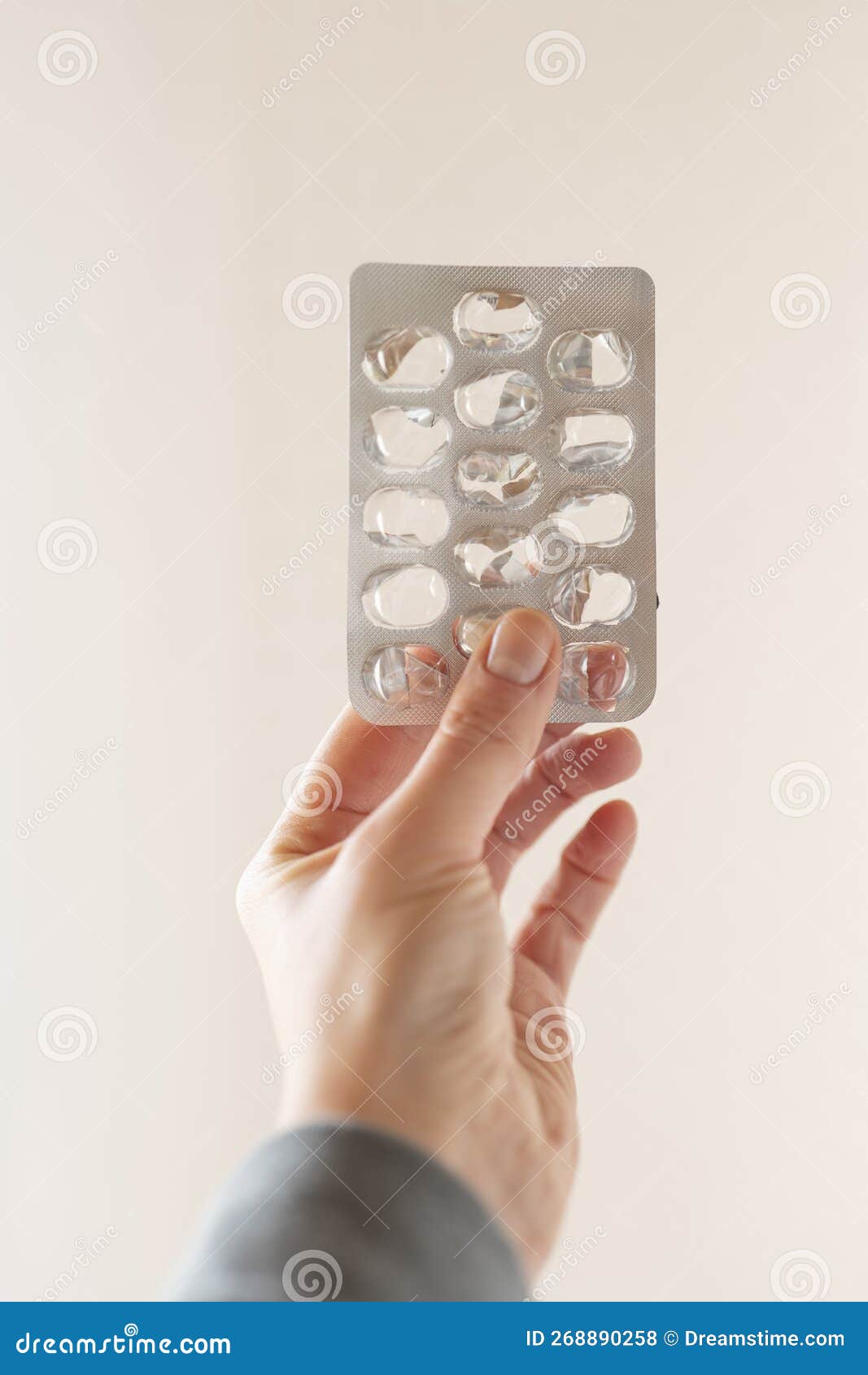 Problematic Treatment.Lack of Medicines.Empty Pill Box. Empty Packaging ...