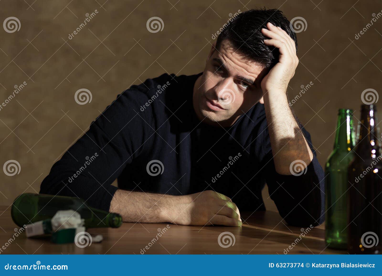 Problems with alcohol stock photo. Image of lifestyle - 63273774