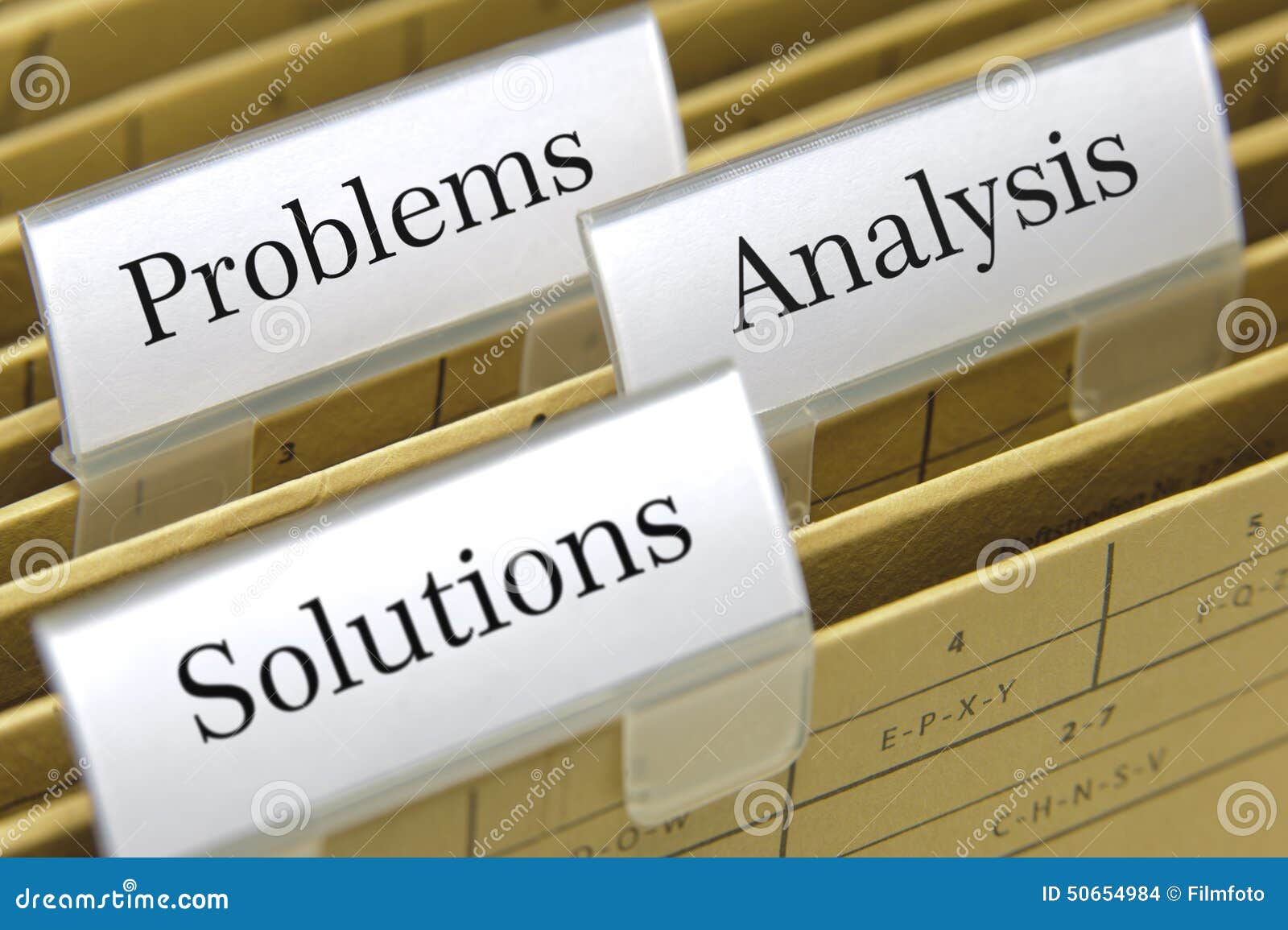 Problems, Analysis and Solutions Stock Photo - Image of policy ...