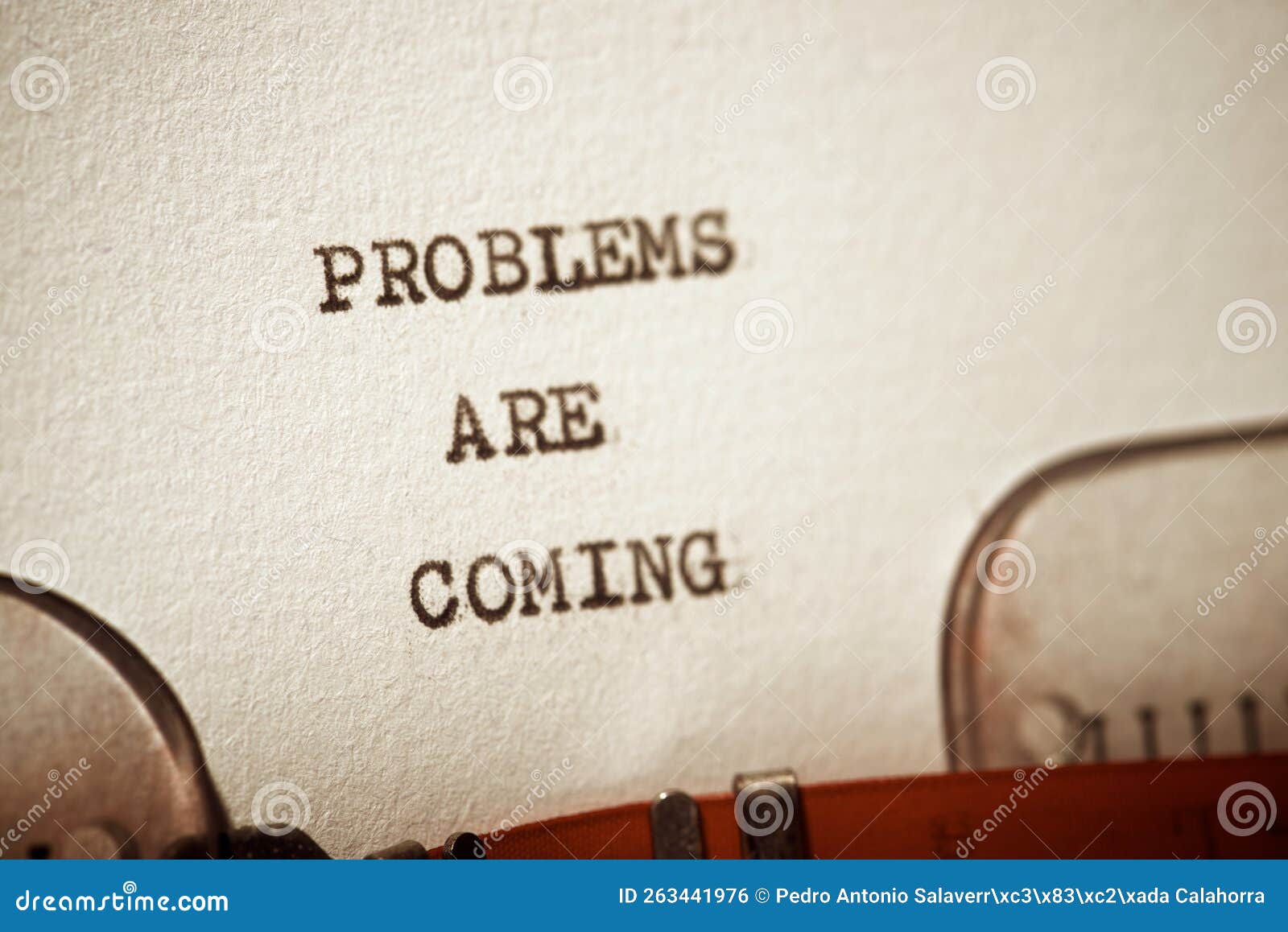 Problems are coming stock photo. Image of difficult - 263441976
