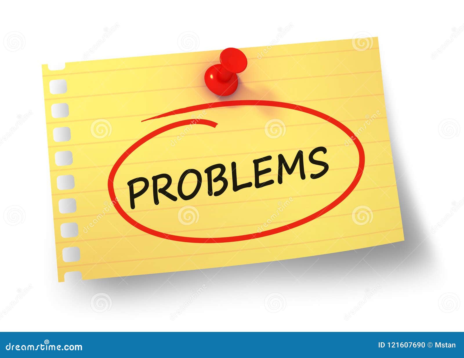 Problems Concept 3d Illustration Isolated Stock Illustration ...