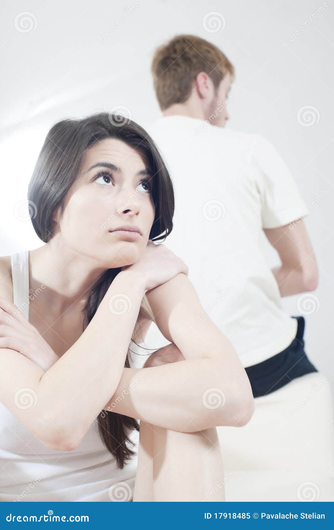 Problems in couple stock image. Image of passion, feelings - 17918485