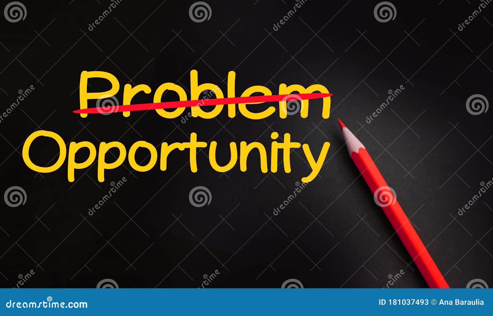 Problems Crossed Out and Opportunity on Blackboard. Everything is ...