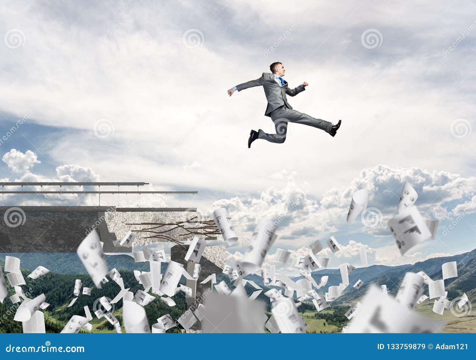 Problems and Difficulties Overcoming Concept. Stock Image - Image of ...
