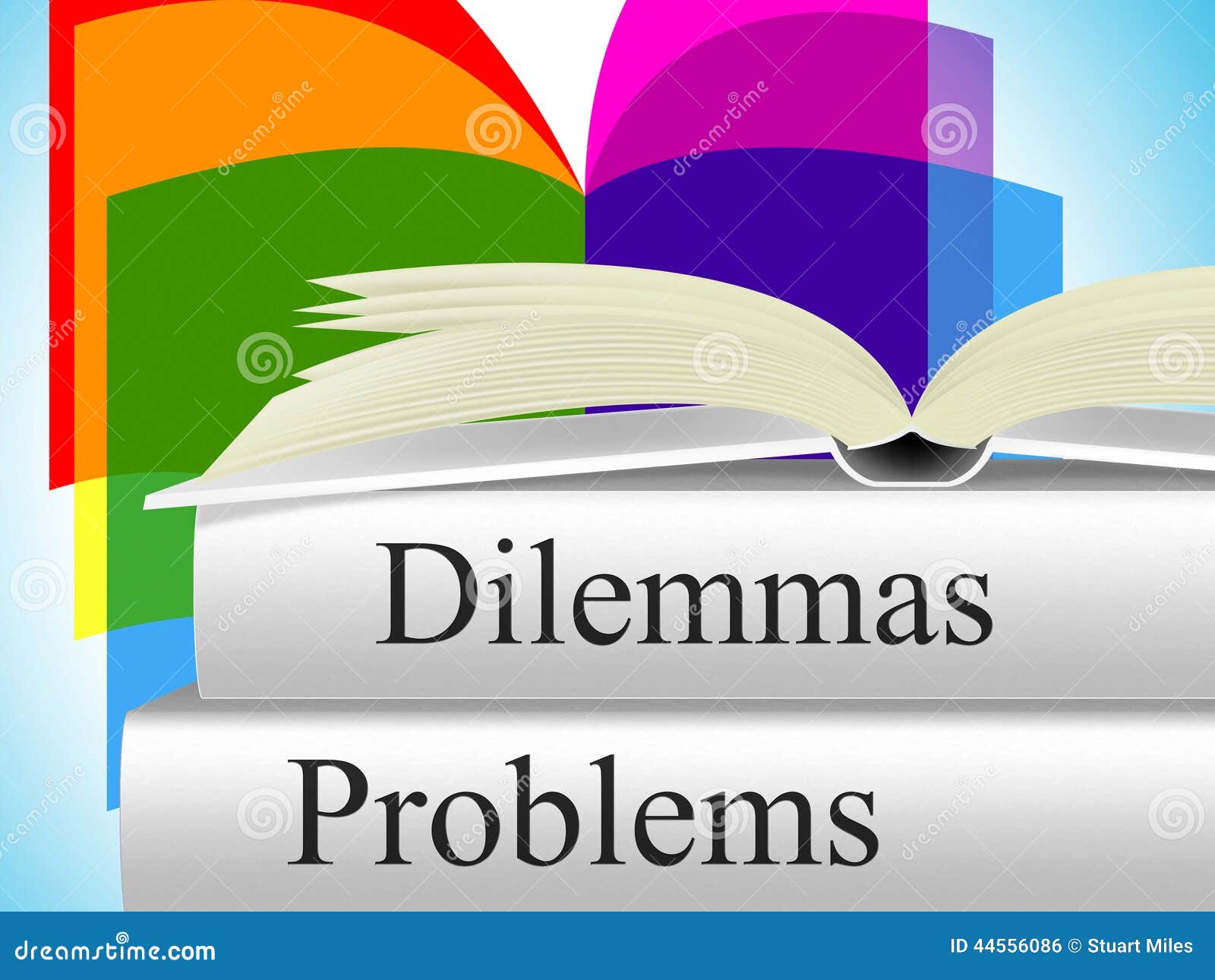 Problems Dilemmas Means Tight Spot and Difficulty Stock Illustration ...
