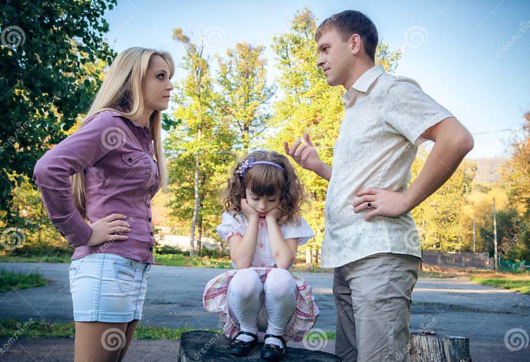 Problems of a family stock photo. Image of headache, child - 28217502