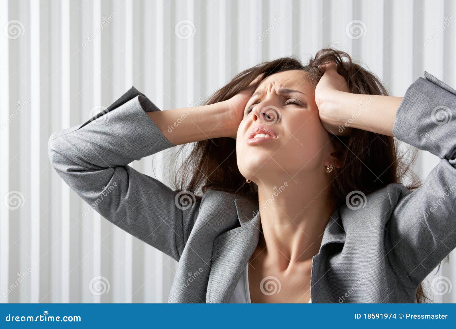 Problems with head stock photo. Image of headache, disappointed - 18591974