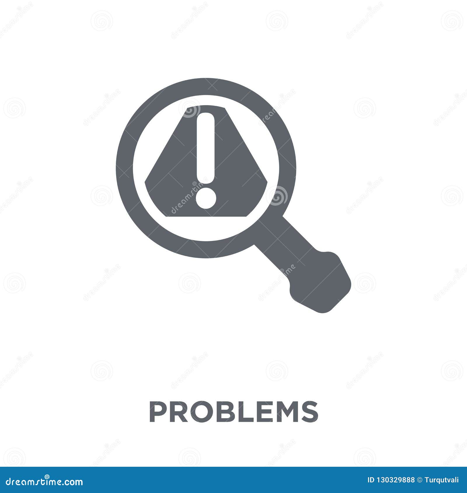 Problems Icon from Human Resources Collection. Stock Vector ...