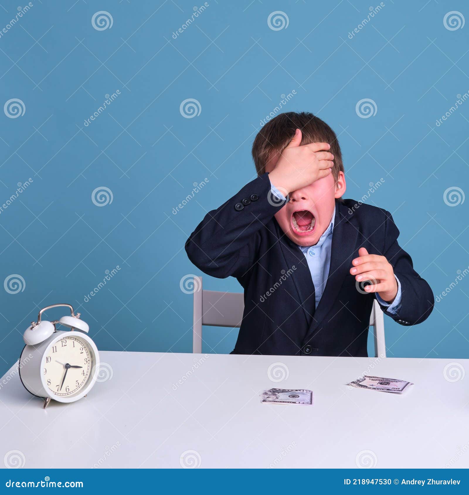 Problems with Money at the Boy Junior Schoolboy at School Education ...