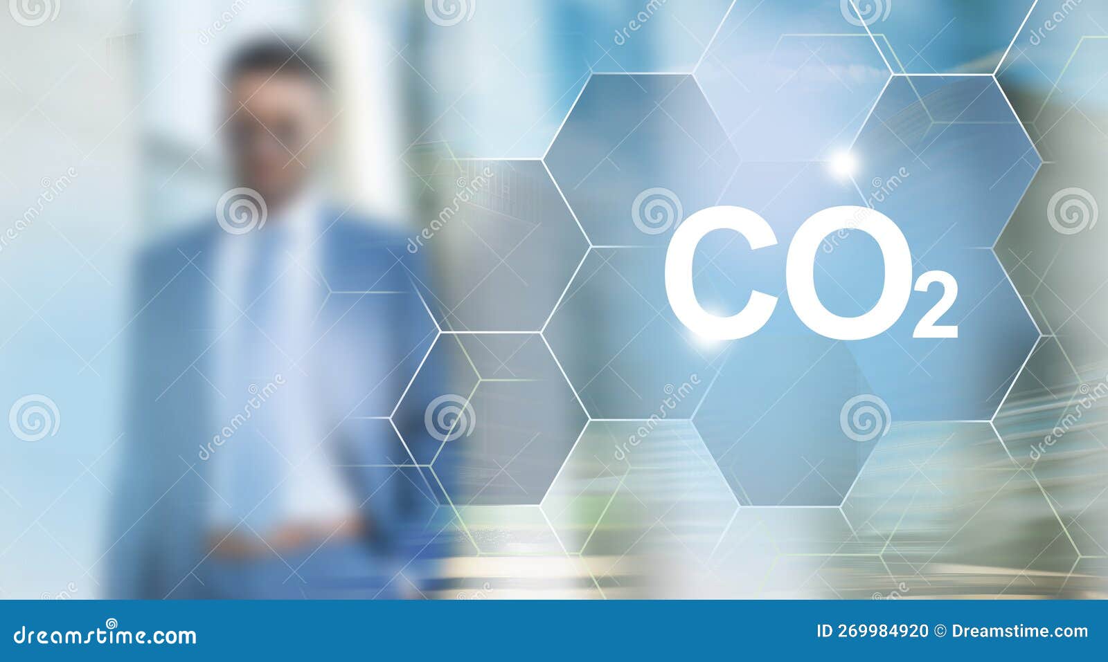 Problems and Solutions of CO2 Emission. Stock Photo - Image of ...