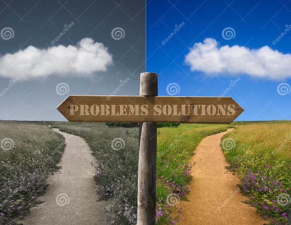 Problems and solutions stock photo. Image of landscape - 31700266