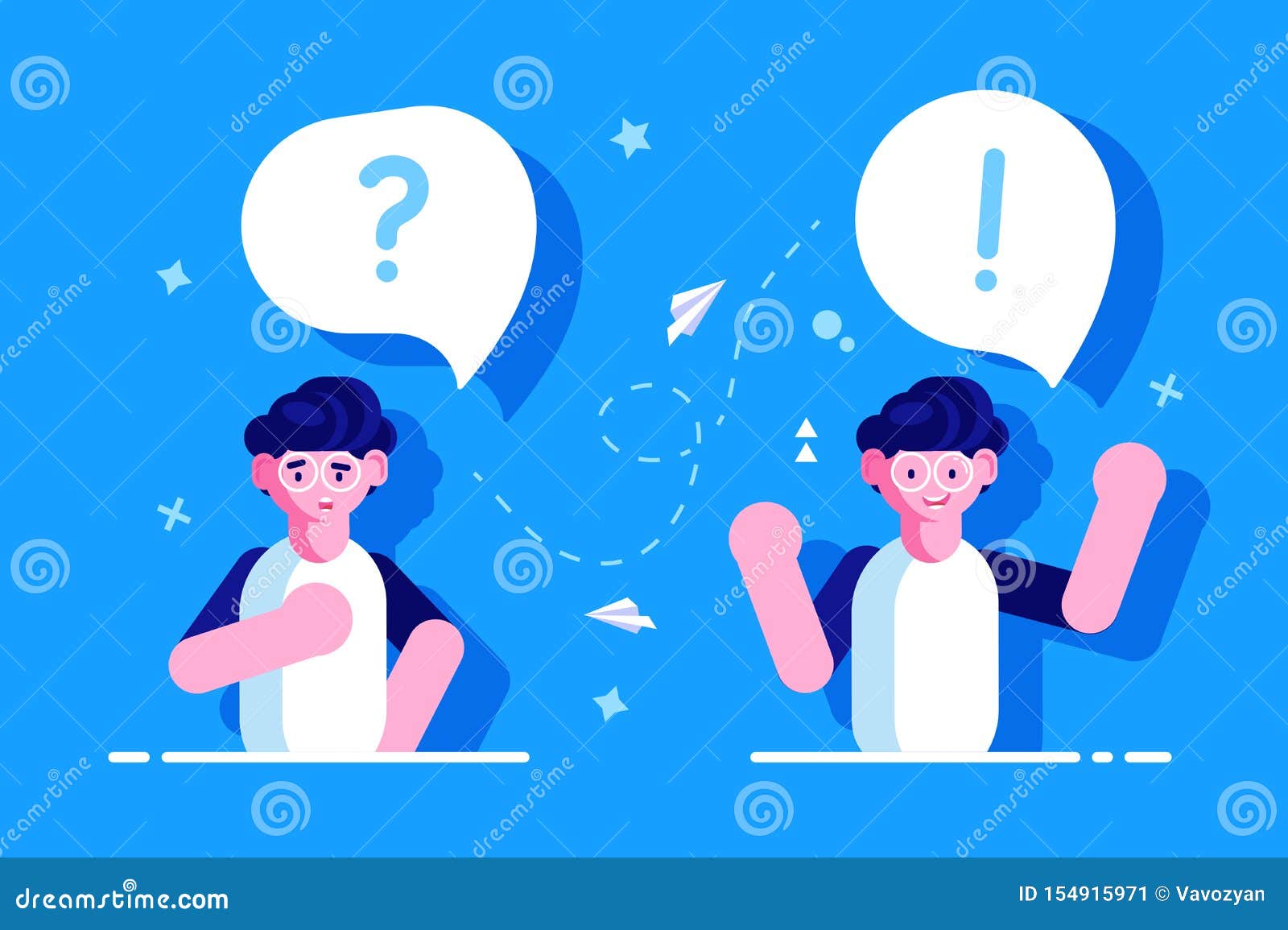 Problems and solutions stock vector. Illustration of graphic - 154915971