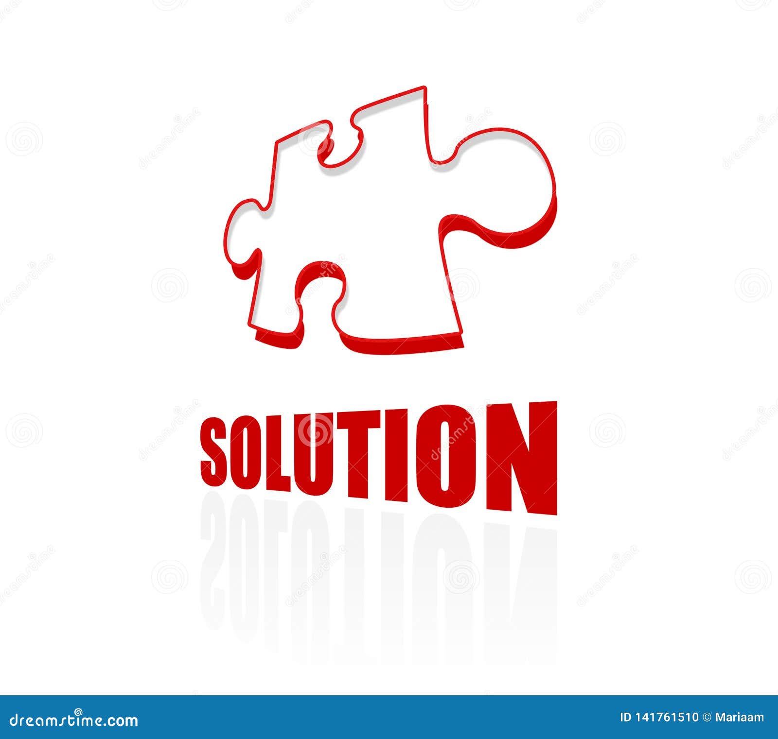 Solution and Puzzle Icon. Lets Find the Perfect Solution. Concept ...