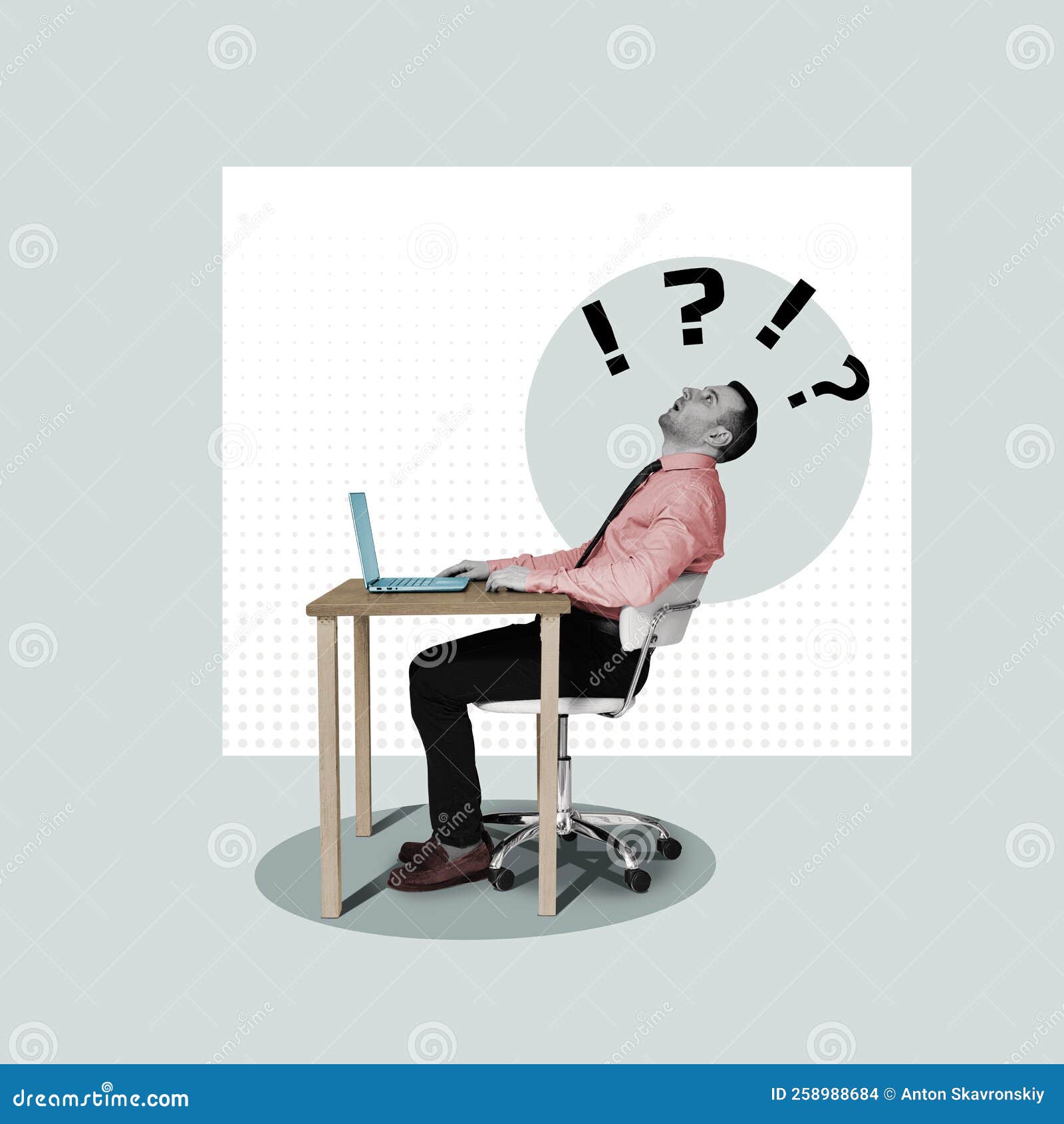 Problems at work. Concept. stock photo. Image of idea - 258988684