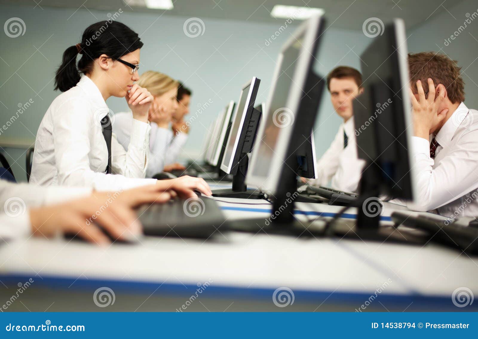 Problems at work stock photo. Image of indoor, business - 14538794