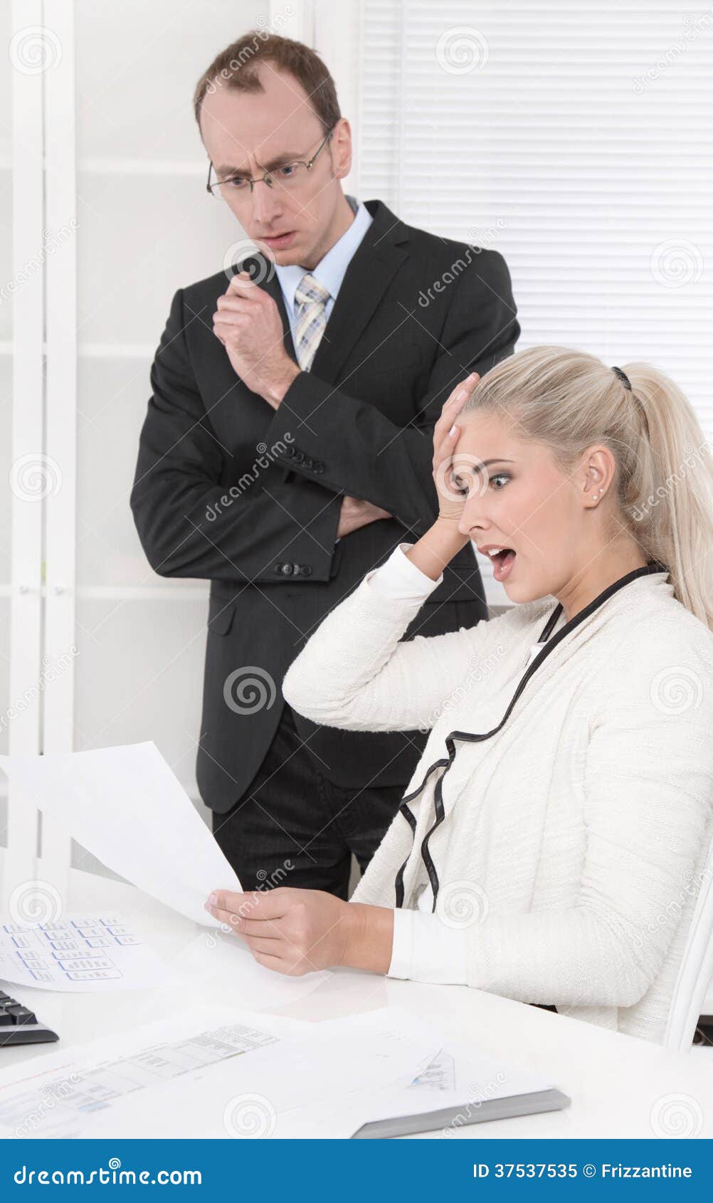 Problems at Work - Business Team Have Made an Error. Stock Image ...