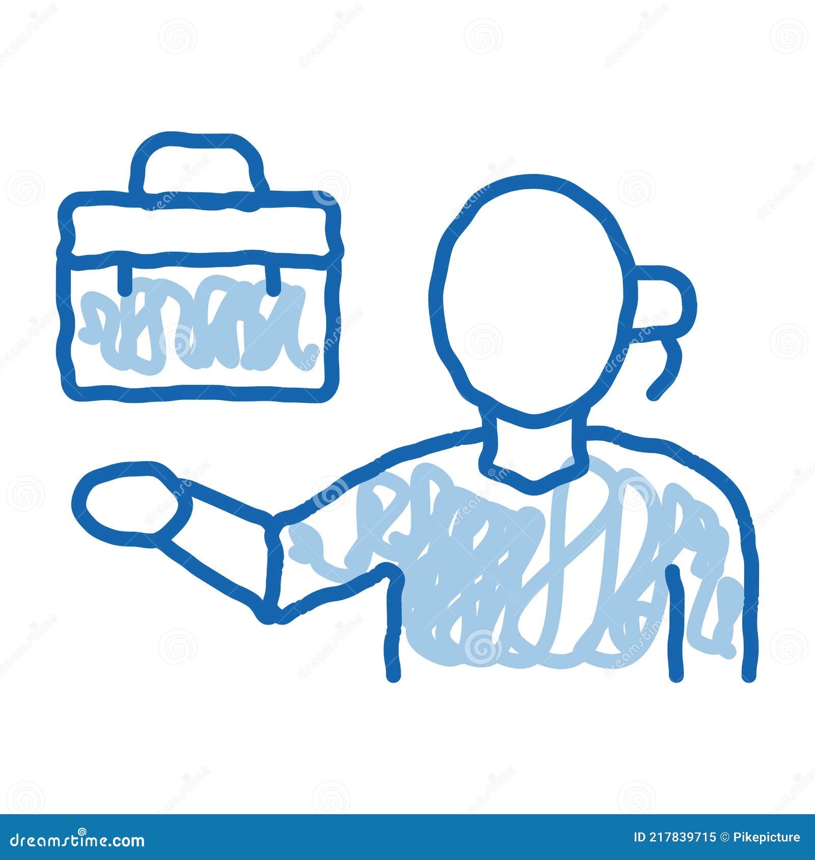 Problems about Work Doodle Icon Hand Drawn Illustration Stock Vector ...