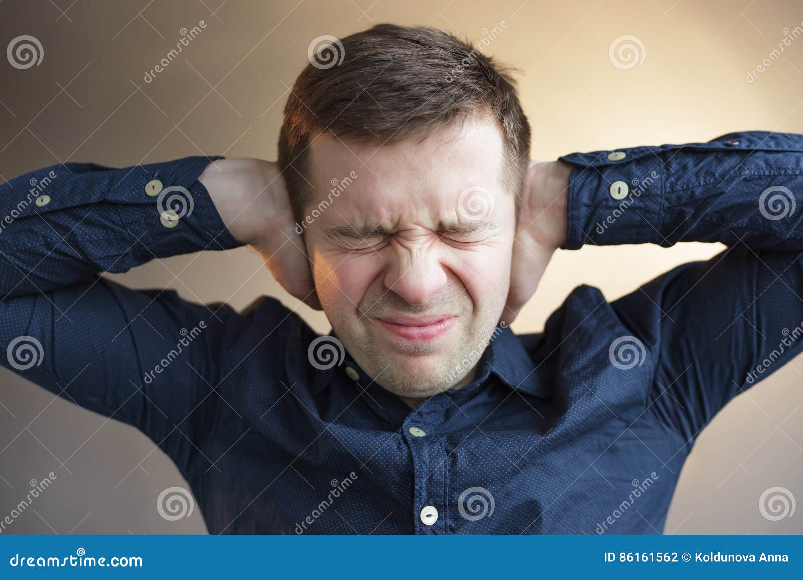 Problems at Work, Stress from Problems Stock Photo - Image of male ...