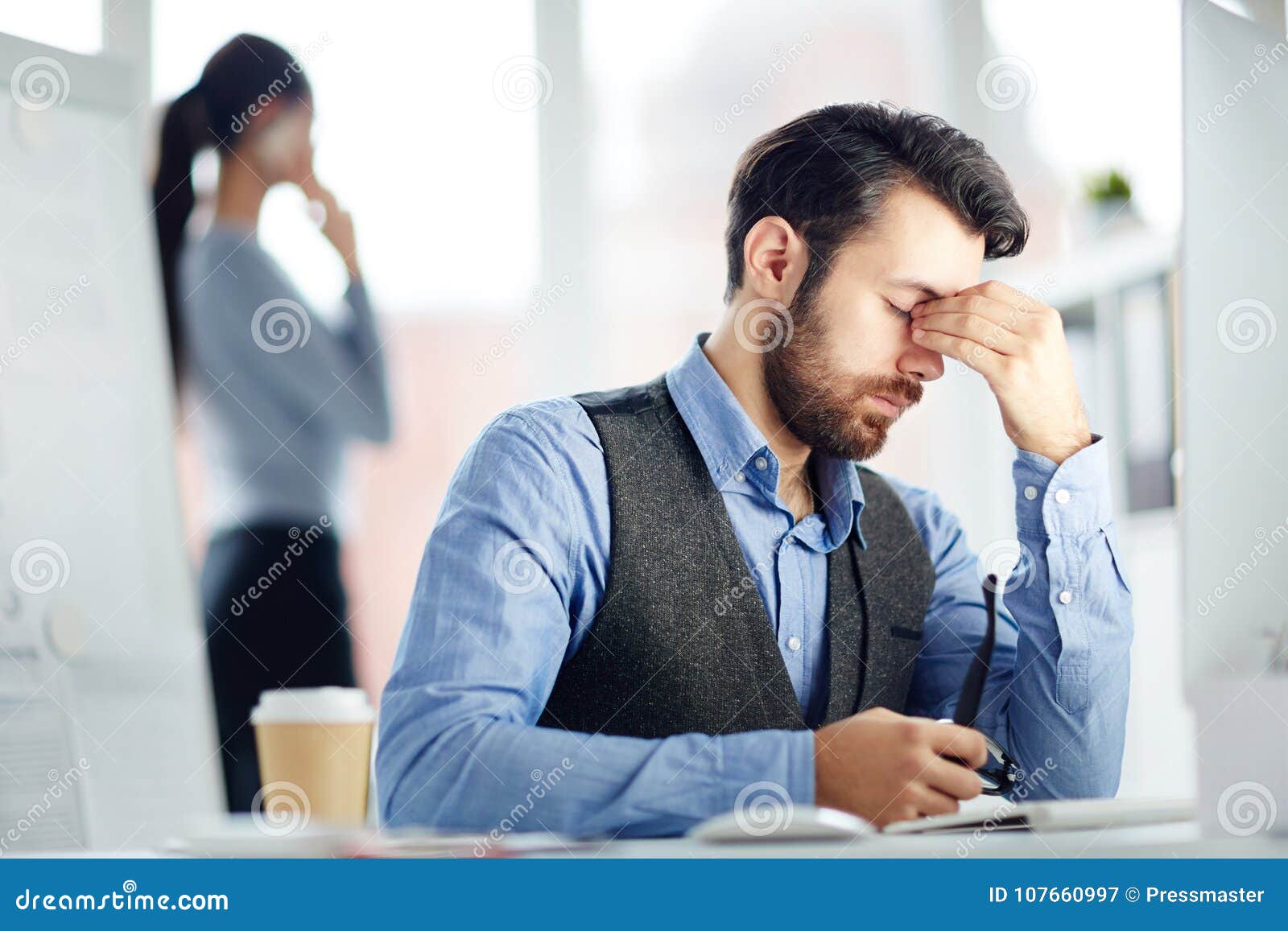 Problems at work stock image. Image of corporate, economist - 107660997