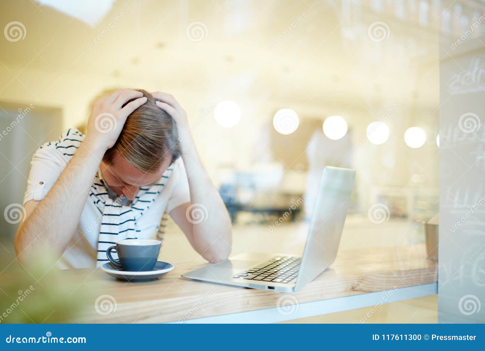 Problems with work stock photo. Image of indoors, computer - 117611300
