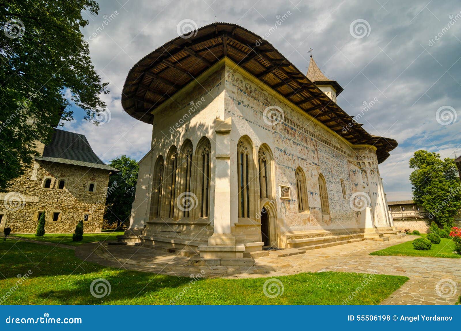 Probota Monastery, Romania. Editorial Stock Photo - Image of monastery ...